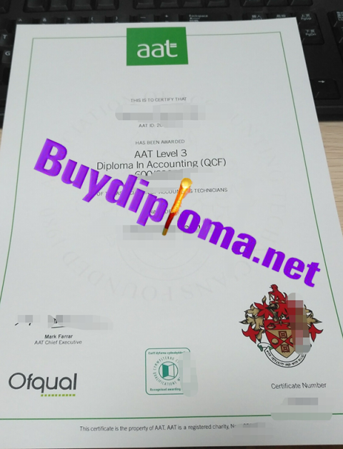 Buy AAT Fake Diploma Certificate with Latest Version | Fake College ...