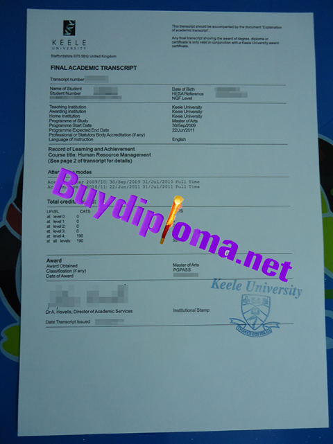 How Much Does A Fake Keele University Transcript Cost? | Fake College ...