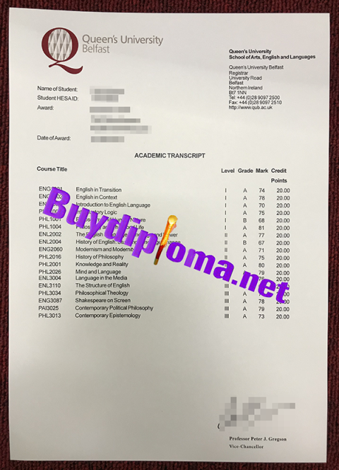 When Do People Have to Buy Fake Queen’s University of Belfast ...