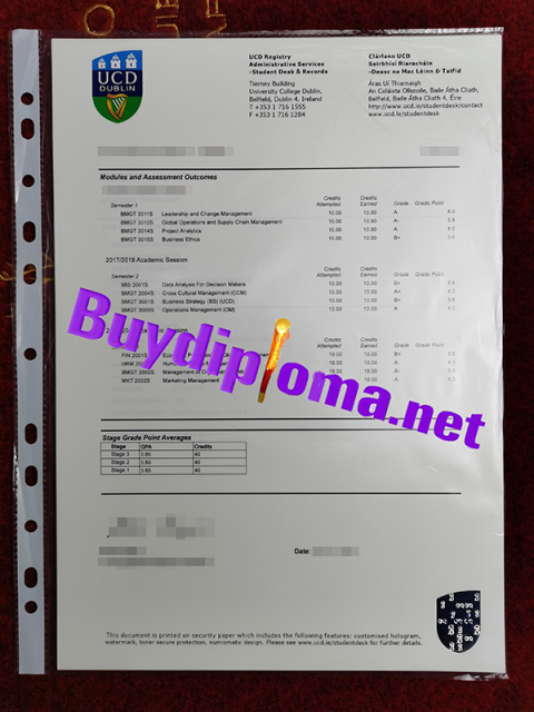 Why Do Fake University College Dublin Transcript So Popular? | Fake ...