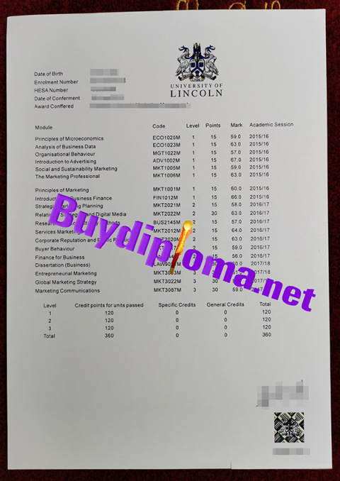 Buy Fake University of Lincoln Transcript | Fake College Diploma, Fake ...
