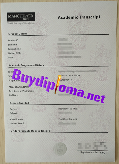 Whose Fake University of Manchester Transcript Is The Best Quality ...