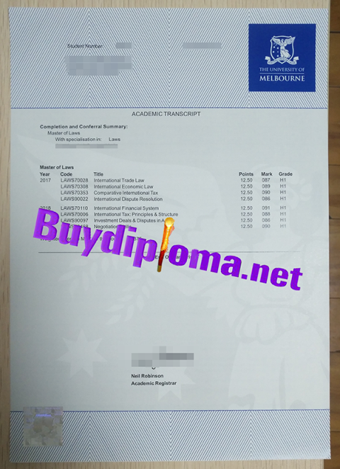 How to Buy Fake University of Melbourne Transcript? | Fake College ...