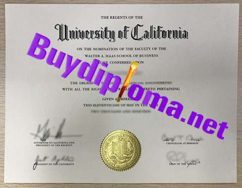 Most Beautiful UCB Diploma Sample, Fake University of California ...